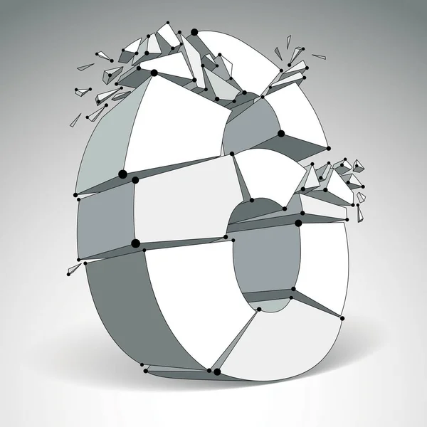 Wrecked font number Stock Vector Image by ©Ostapiusangelp #150402290