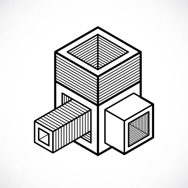 Isometric mesh shapes and figures Stock Vector by ©Ostapius 140973596