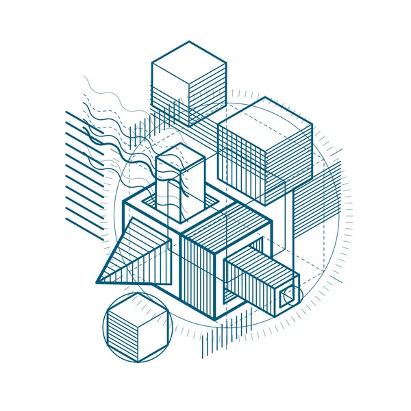 Isometric mesh shapes and figures Stock Vector Image by ©Ostapiusangelp ...