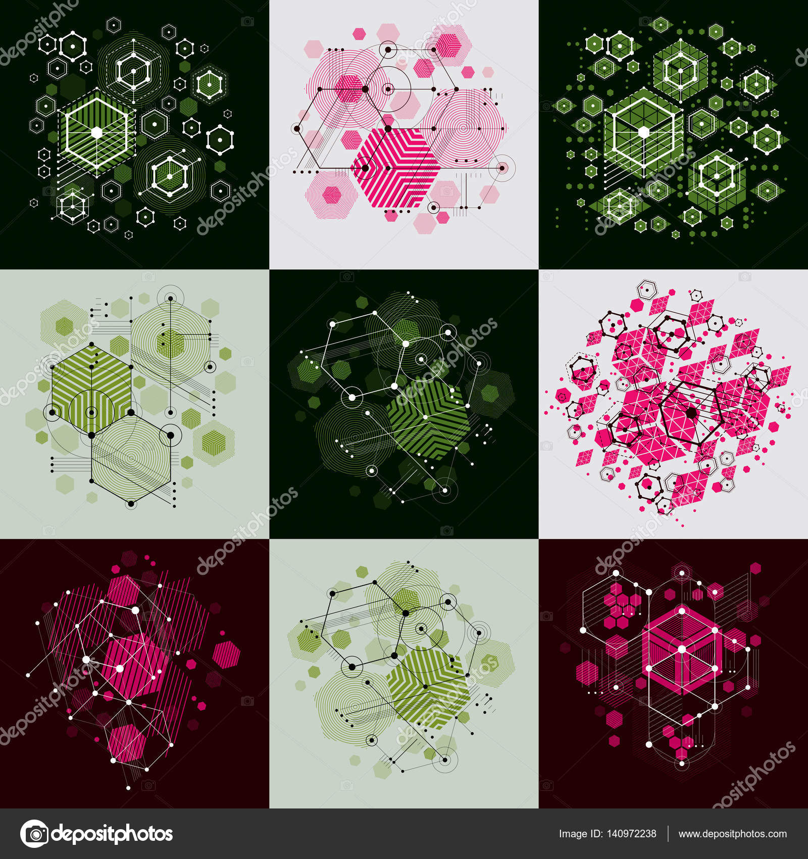 Isometric mesh shapes and figures Stock Vector Image by ©Ostapiusangelp ...