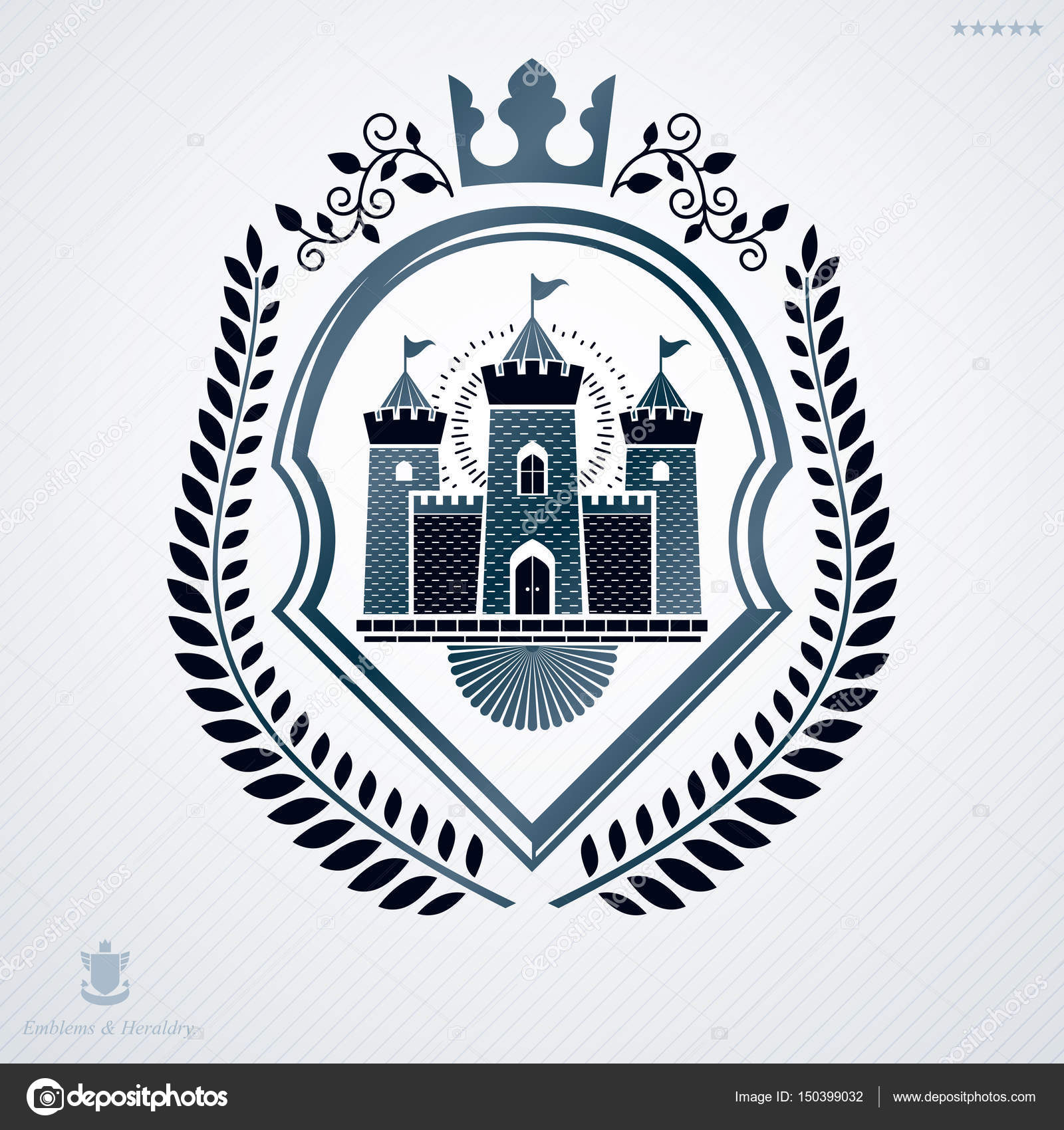 Vintage heraldic template Stock Vector Image by ©Ostapius #150399032