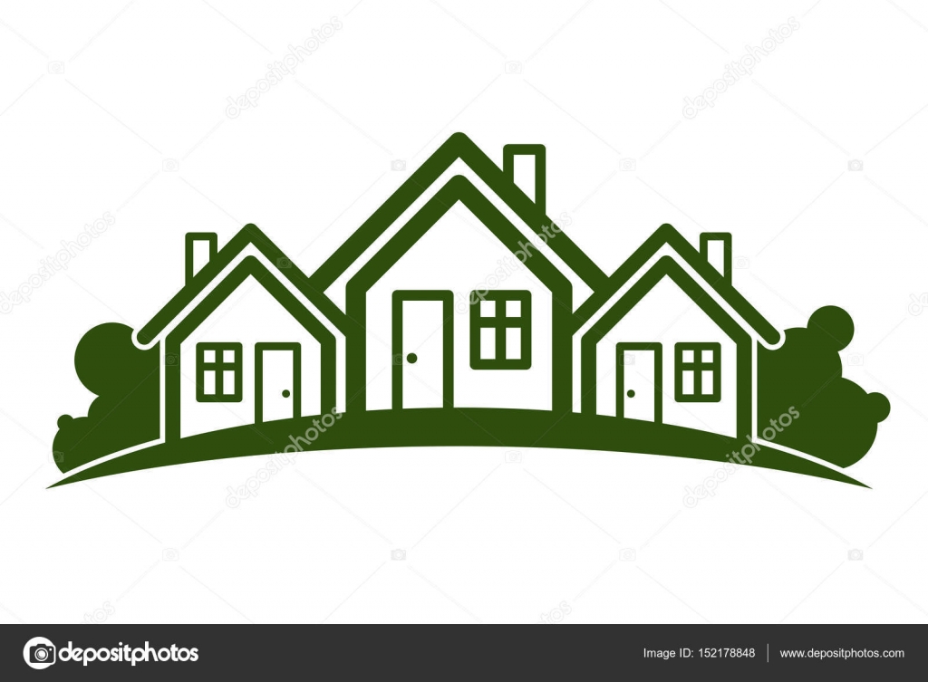 Abstract houses with horizon line. — Stock Vector © Ostapiusangelp ...