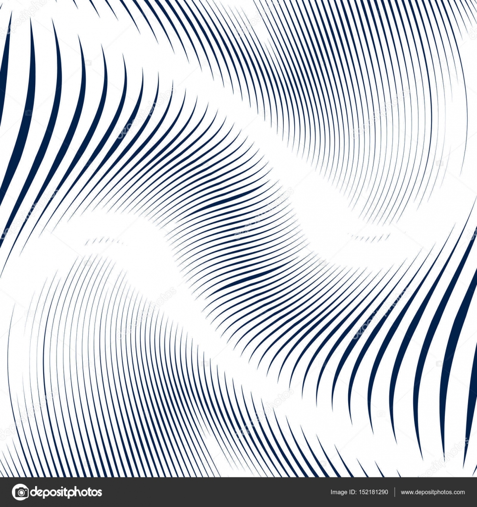 Black and white moire lines Stock Vector Image by ©Ostapius #152181290