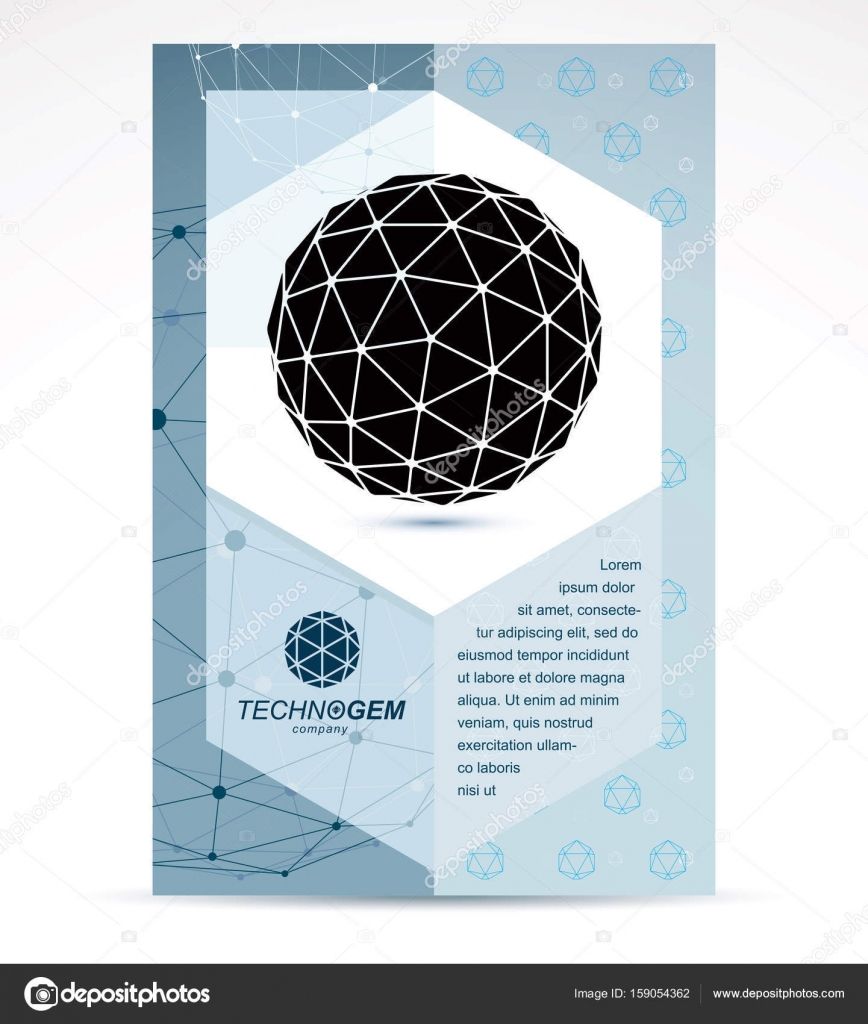 New technology theme booklet Stock Vector Image by ©Ostapius #159054362