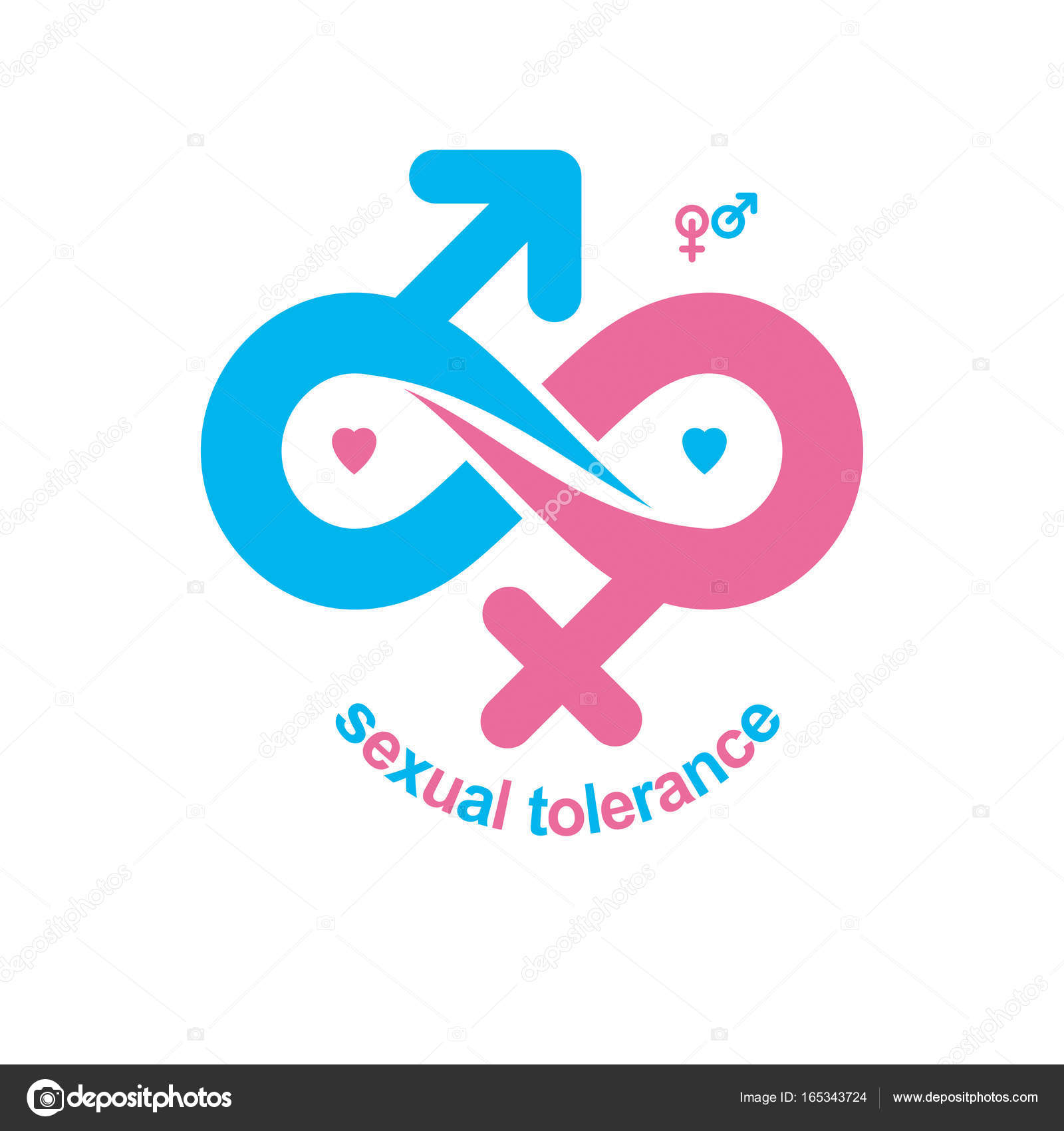 Love Forever conceptual logo, vector symbol Stock Vector Image by ...