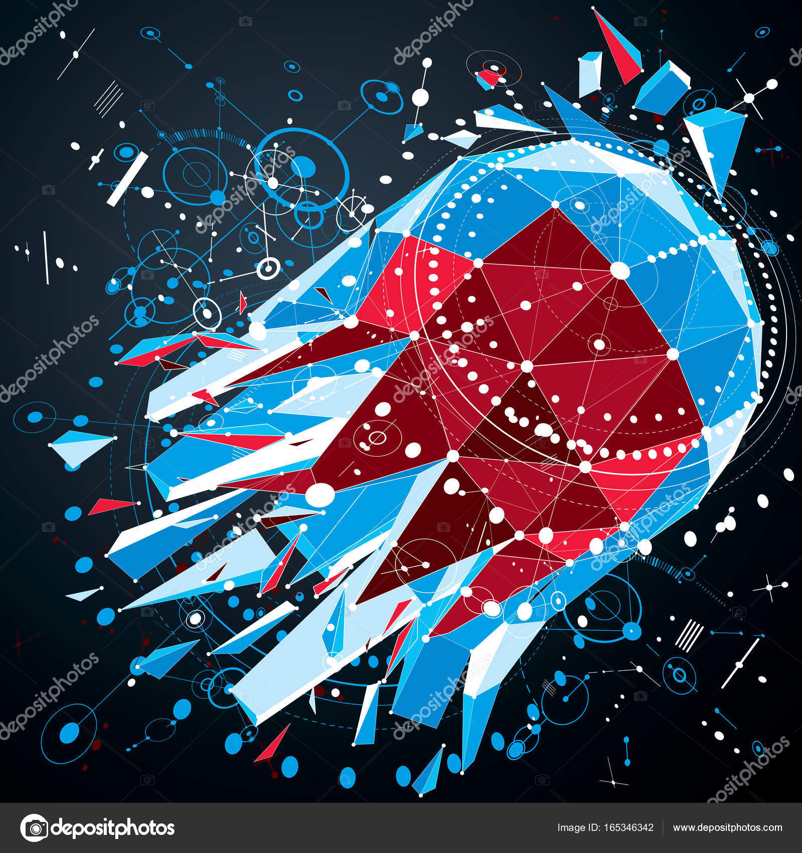 Engineering technology backdrop w Stock Vector Image by ©Ostapius ...