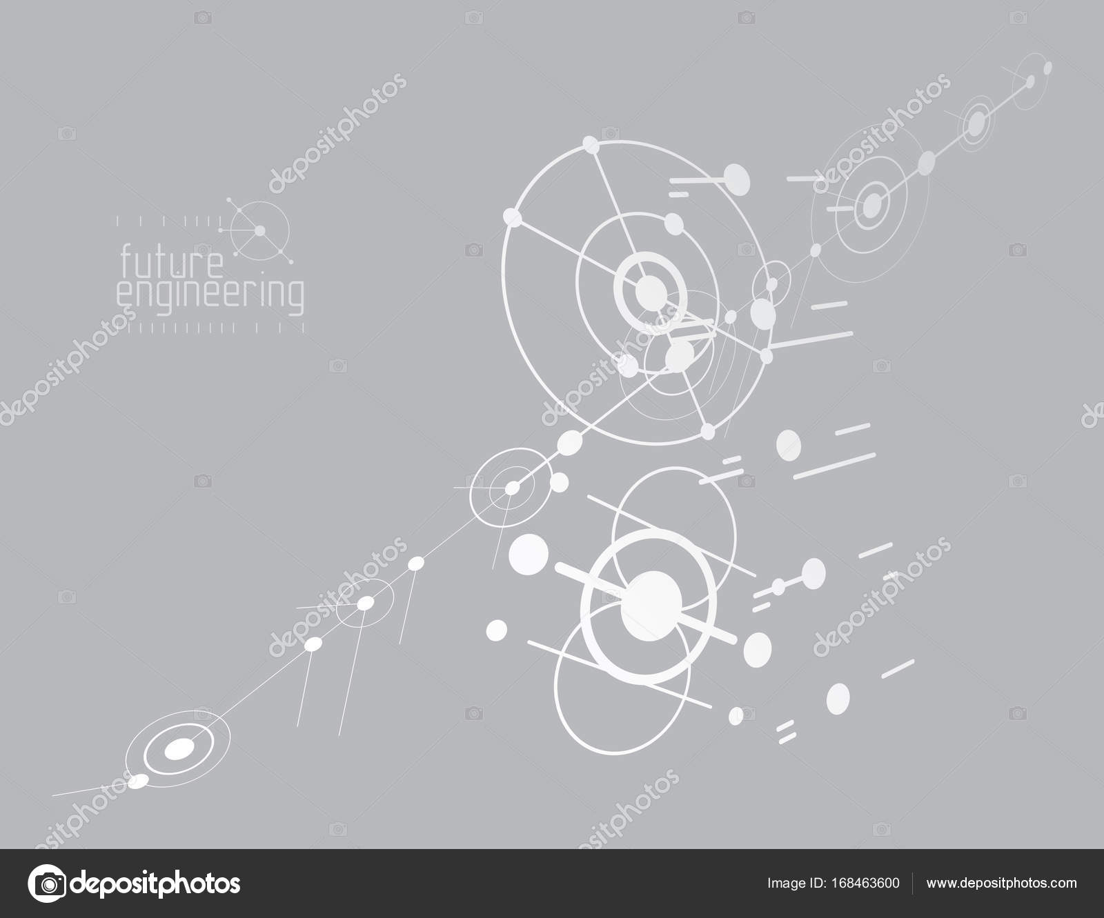 Mechanical engineering background Stock Vector by ©Ostapius 168463600