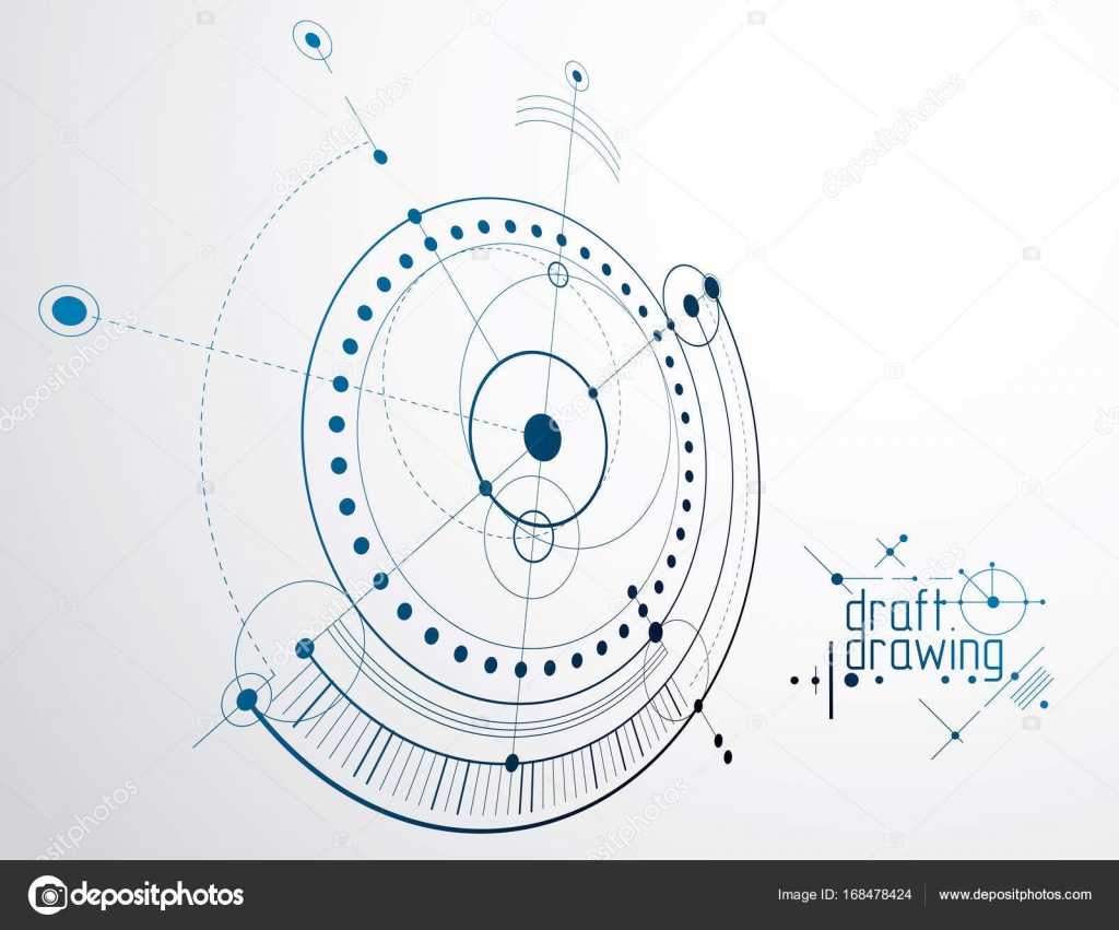 Abstract technical plan Stock Vector Image by ©Ostapius #168478424