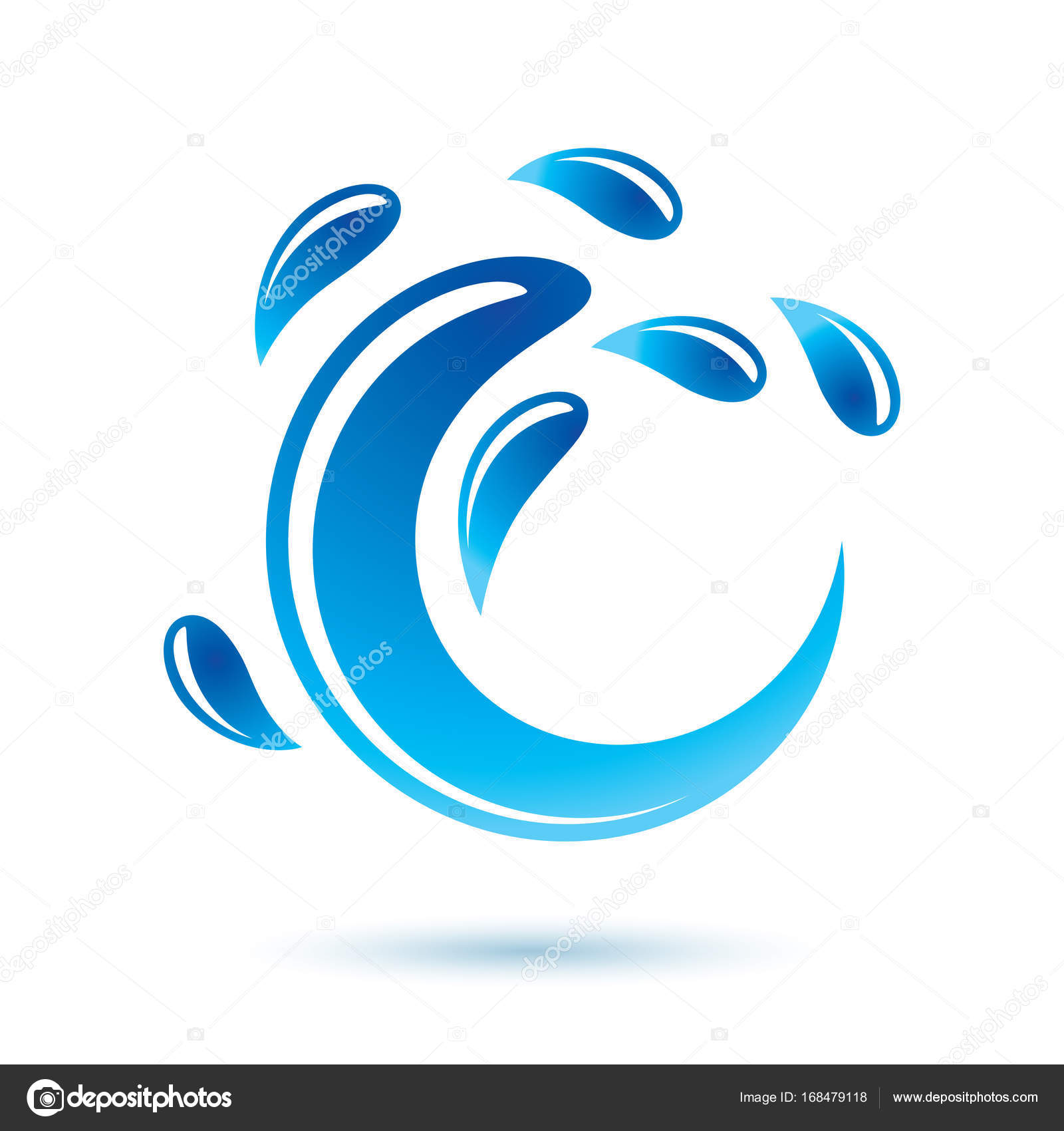Global water circulation icon Stock Vector Image by ©Ostapius #168479118