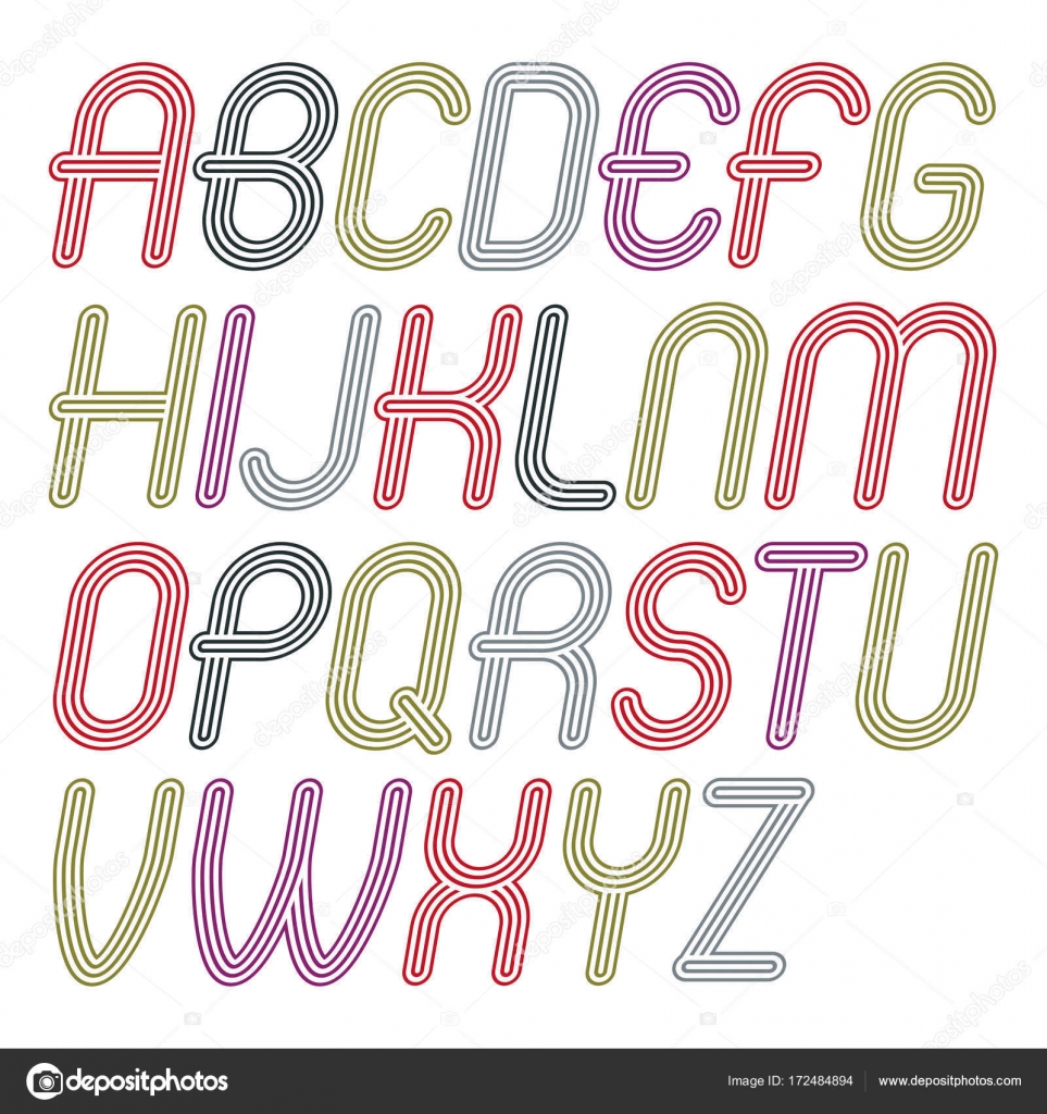 Upper case alphabet letters Stock Vector by ©Ostapius 172484894