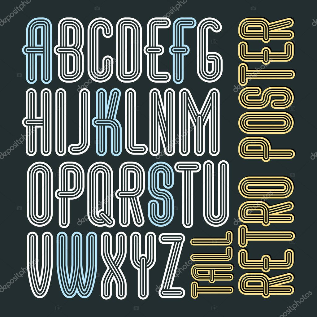 Letras del alfabeto inglés Vector de stock por ©Ostapius 172539730