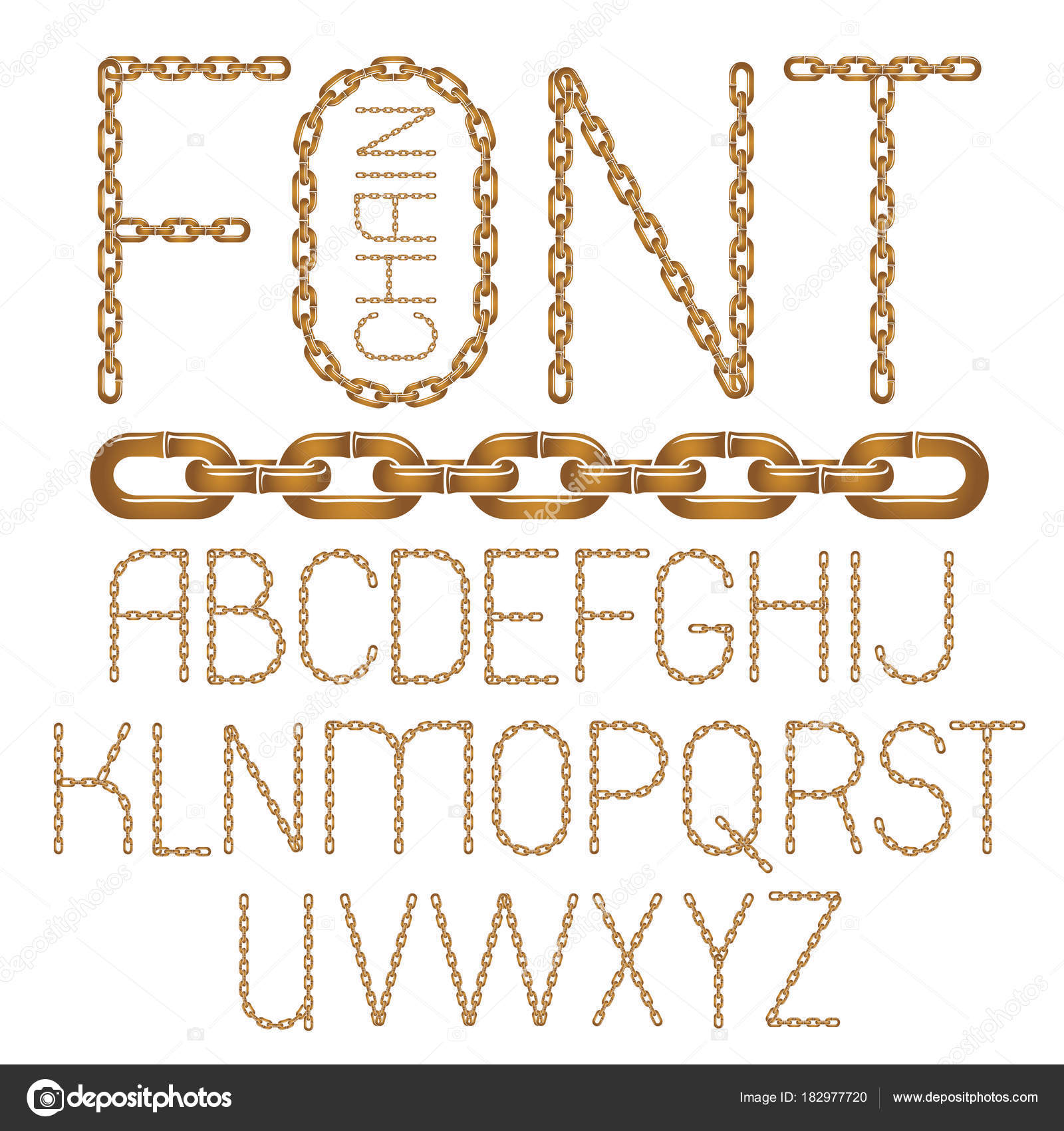 Set Vector English Alphabet Letters Isolated Capital Decorative Font ...