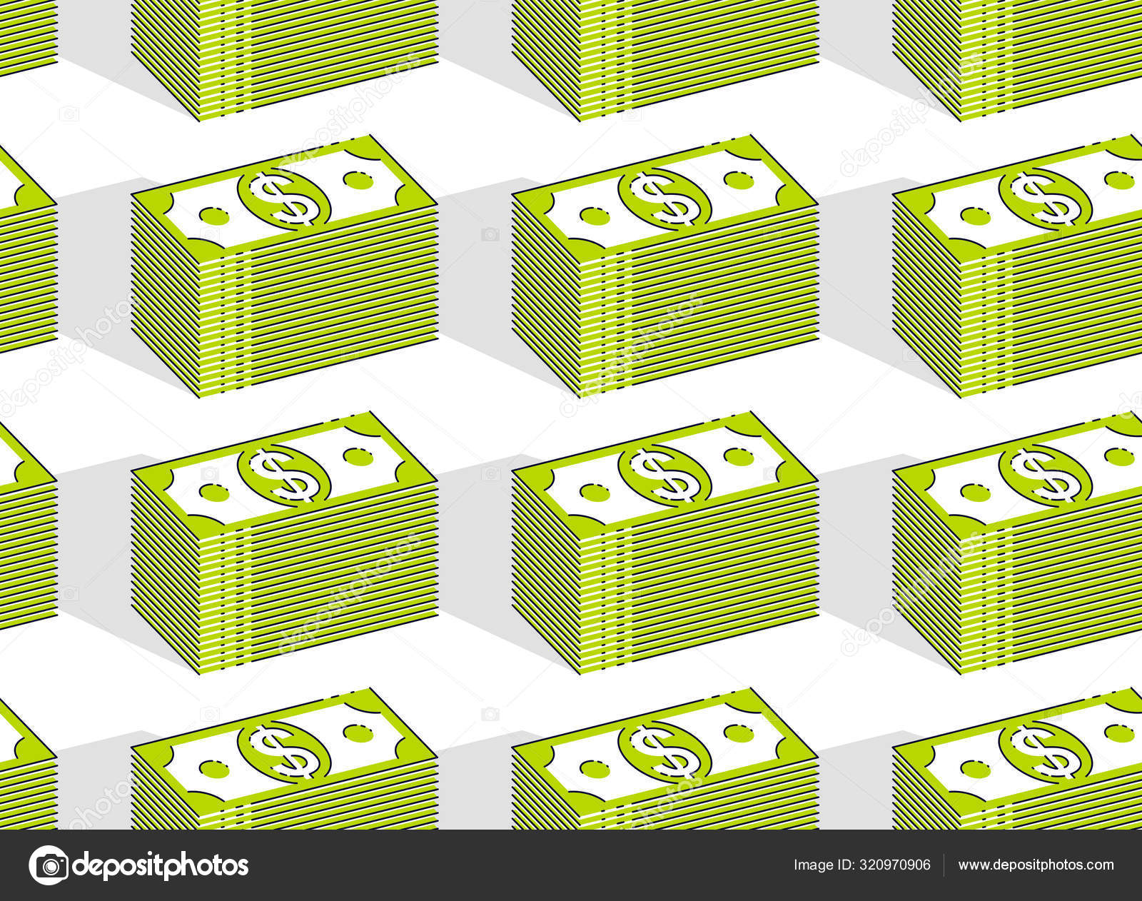 Money cash seamless background, backdrop for financial business Stock ...