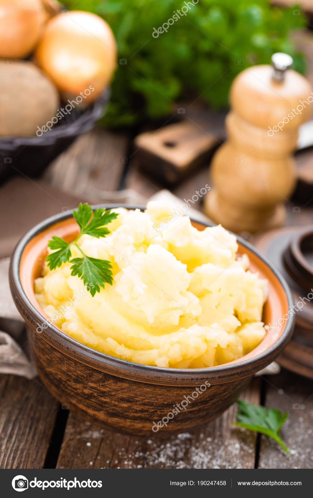 Mashed Potato Potato Mash Butter Milk Boiled Potato Potato Puree Stock ...