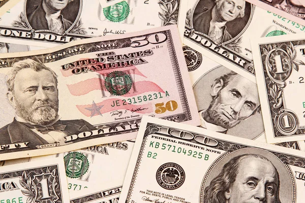 Assorted American banknotes — Stock Photo © stillfx #103759506