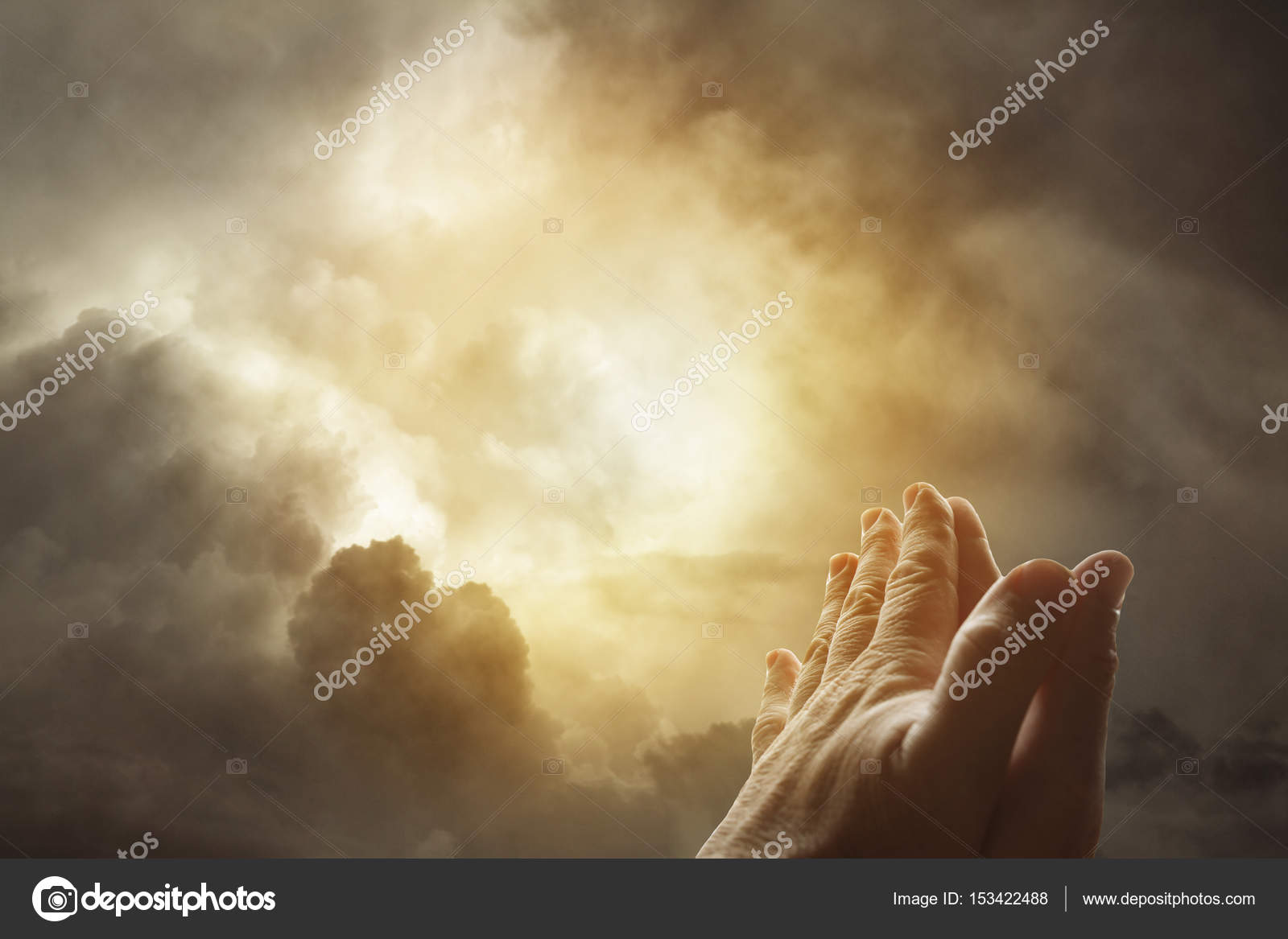 Praying Hands Powerpoint Background