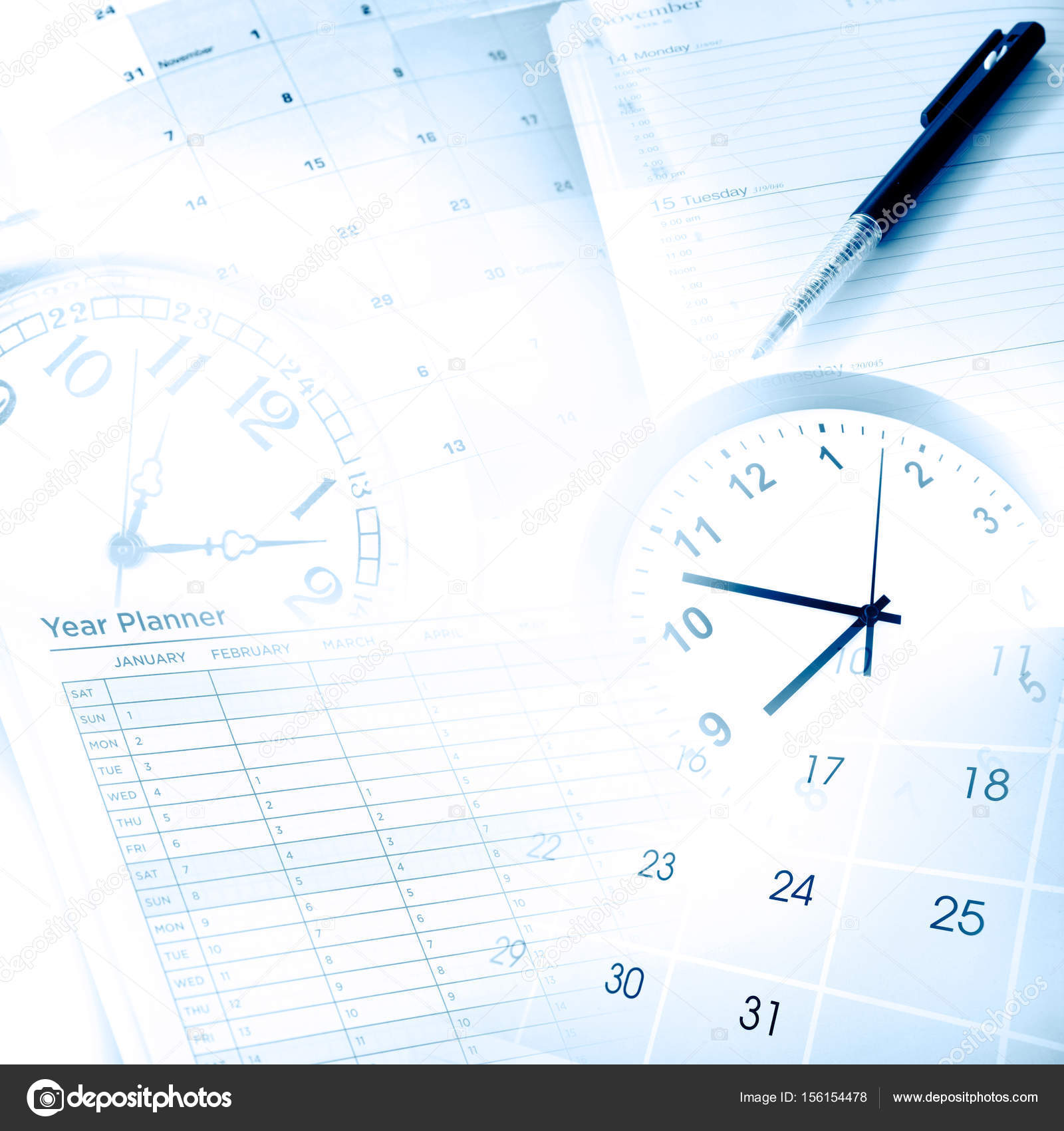 Time management objects — Stock Photo © stillfx #156154478