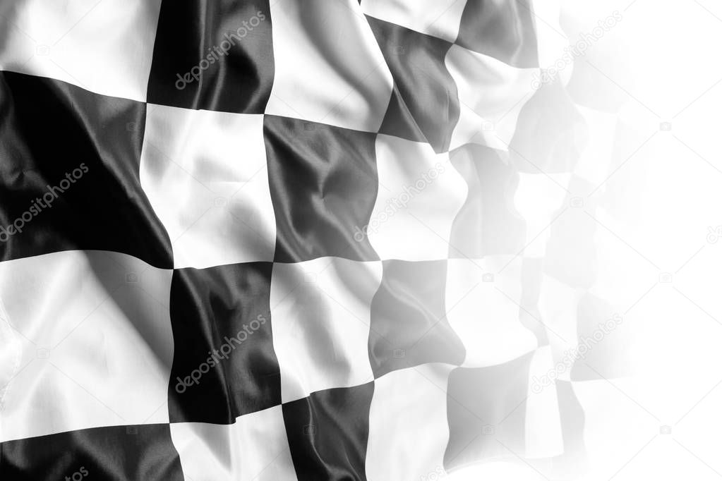 Checkered flag fading into white — Stock Photo © stillfx #166034696