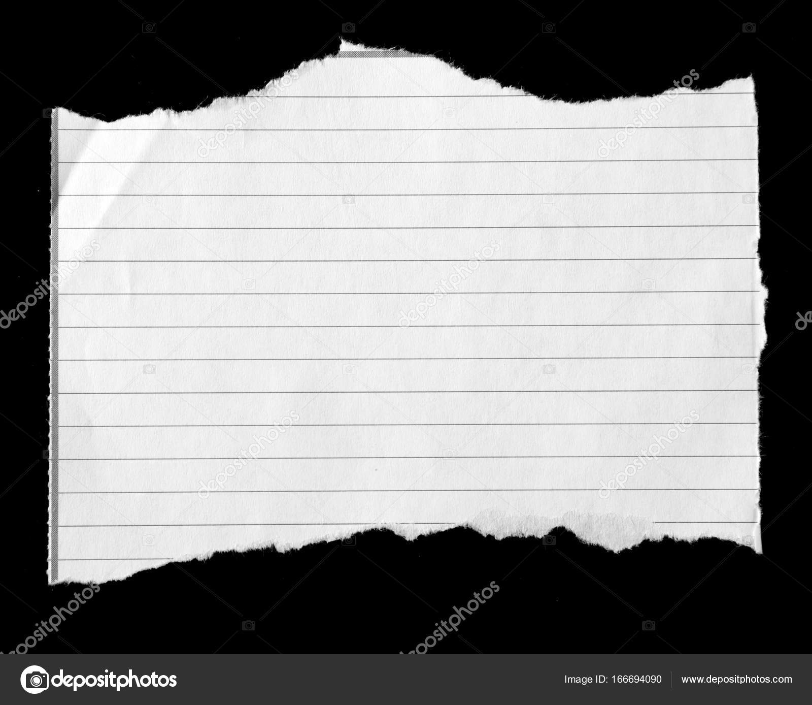 Torn lined paper — Stock Photo © stillfx #166694090