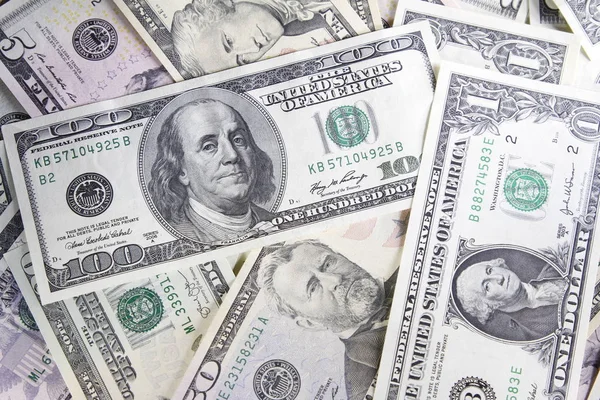 Assorted American banknotes — Stock Photo © stillfx #103759506