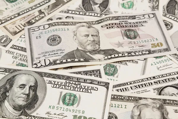 Assorted American banknotes — Stock Photo © stillfx #103759506