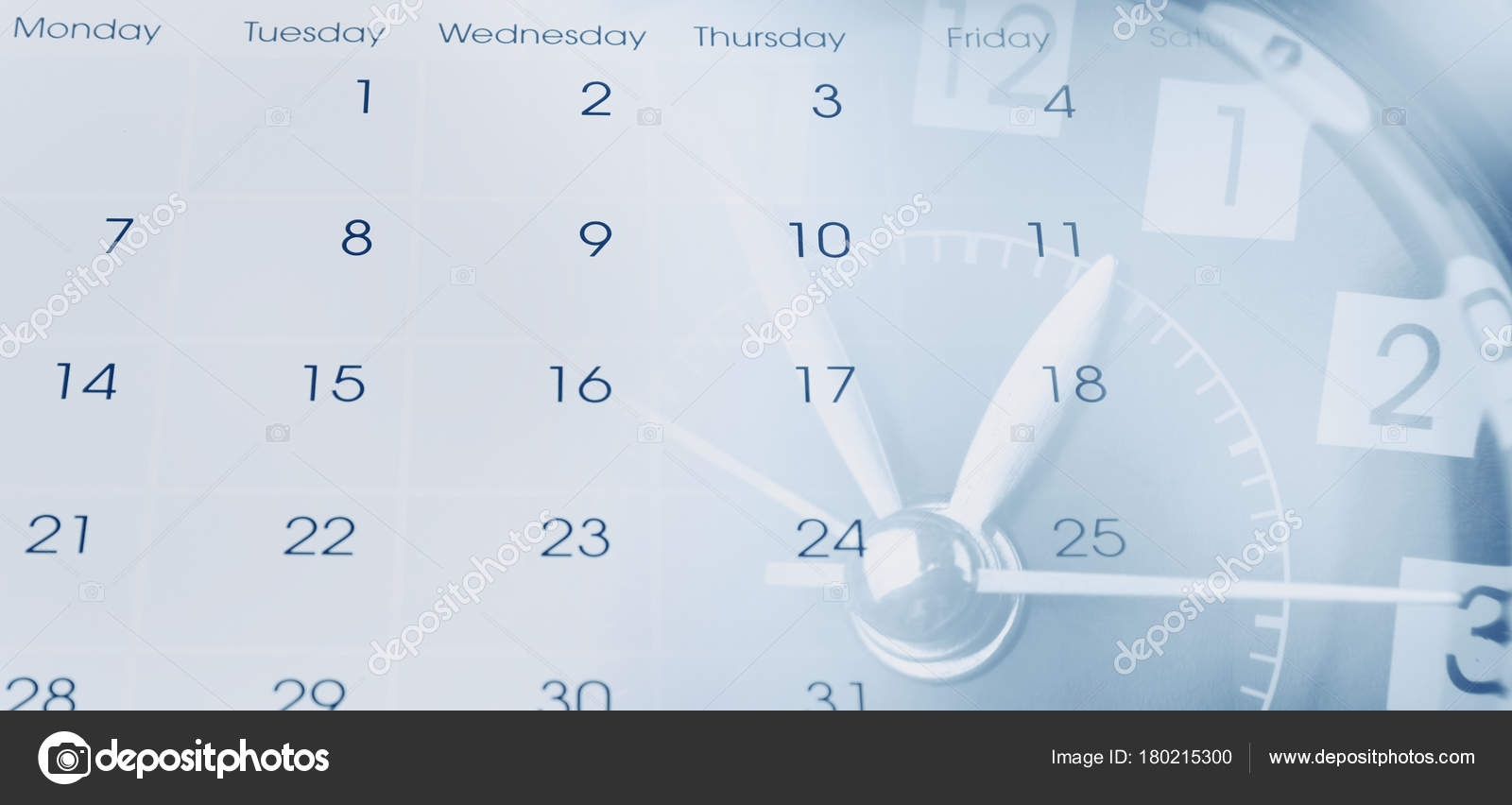 Clock and calendar — Stock Photo © stillfx #180215300