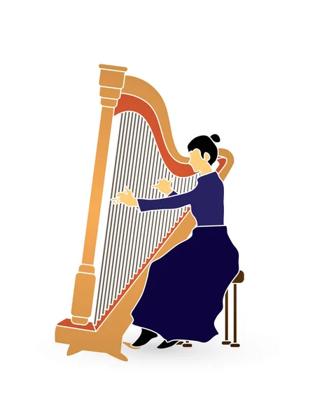 Harp icon Stock Vector Image by ©fractal #5580860