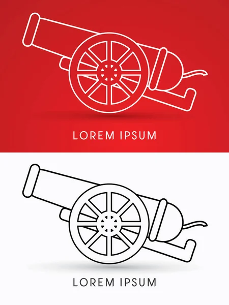 ᐈ Crossed cannon stock vectors, Royalty Free ordnance illustrations ...