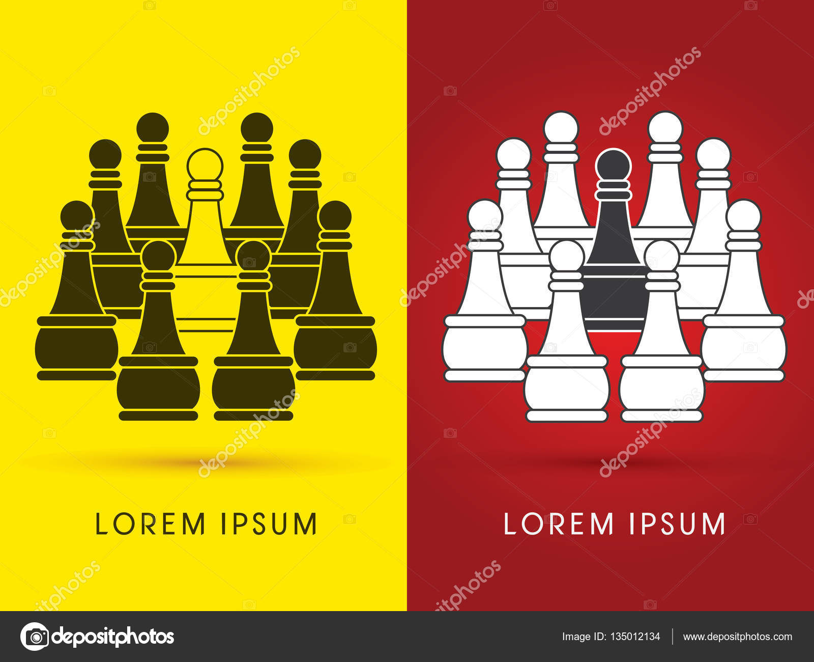 Chess graphic design — Stock Vector © sila5775 #135012134