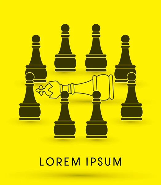 Chess graphic design — Stock Vector © sila5775 #135012134