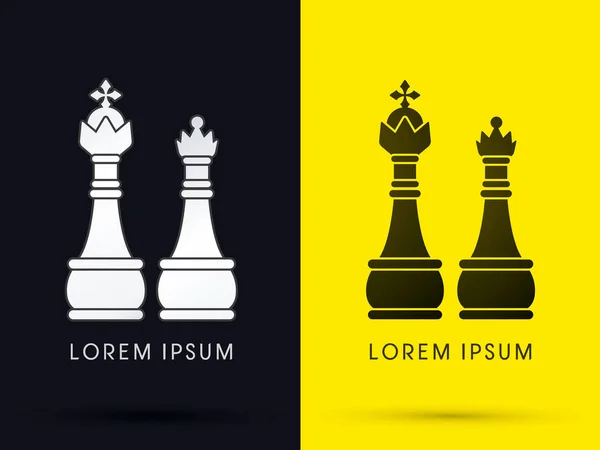 Chess graphic design — Stock Vector © sila5775 #135012134