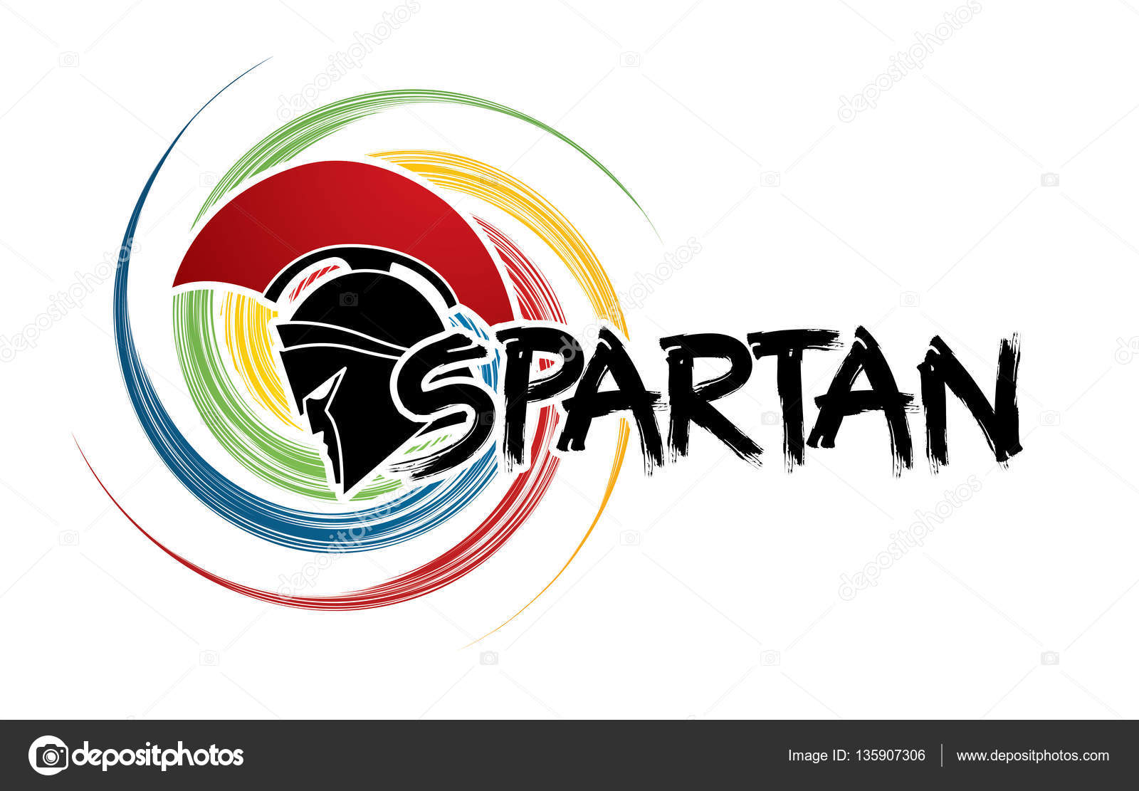 Spartan text designed with helmet Stock Vector Image by ©sila5775 ...
