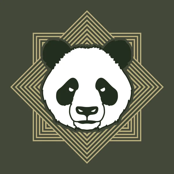 Panda head face front view Stock Vector Image by ©sila5775 #145766603