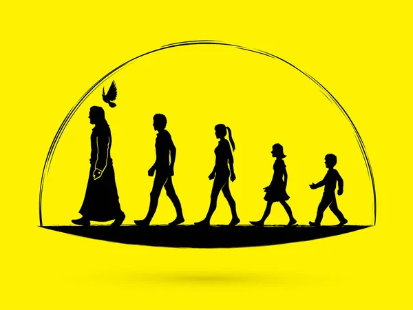 100,000 Walk with jesus Vector Images | Depositphotos