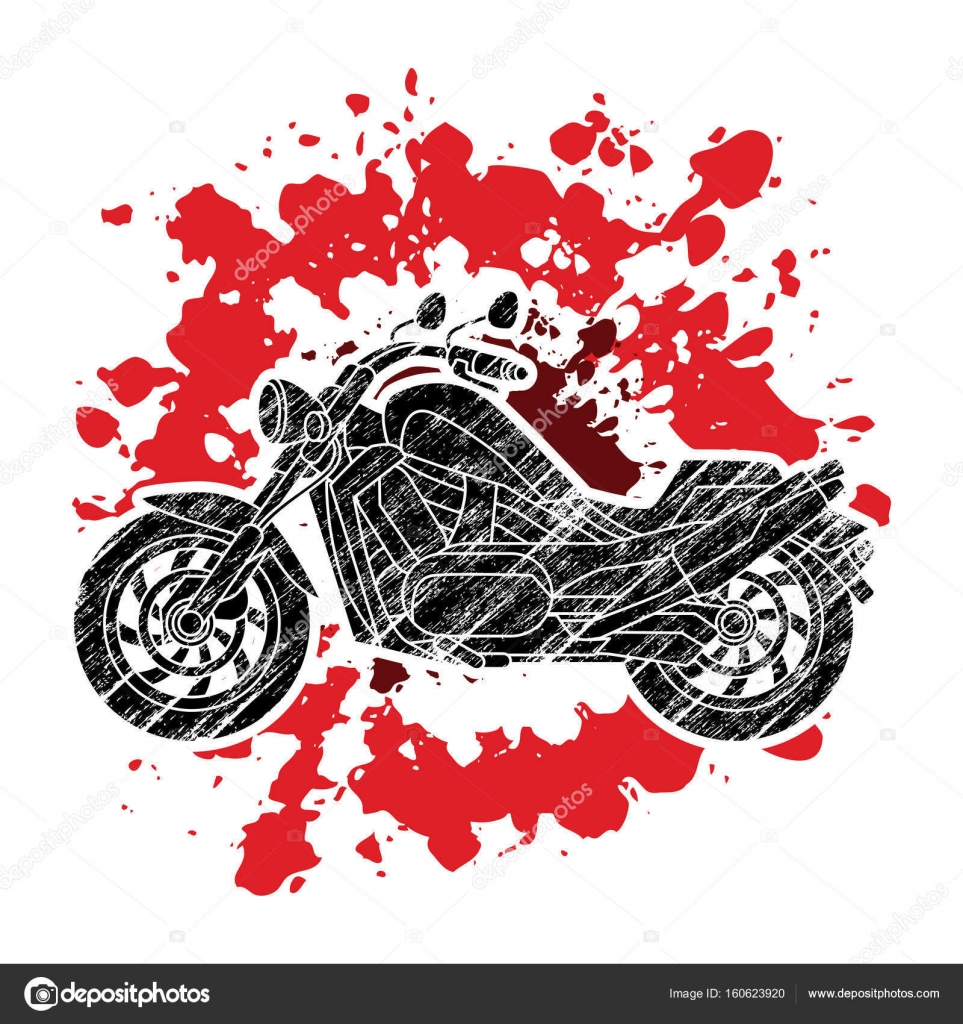 Motorbike side view Stock Vector by ©sila5775 160623920