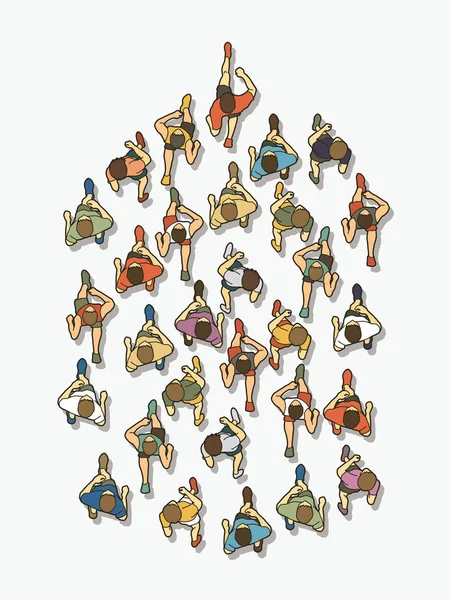 Children top view Vector Art Stock Images | Depositphotos