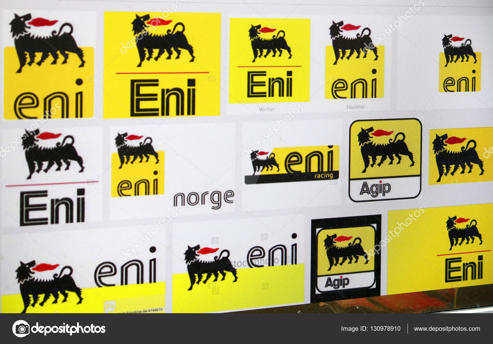 Logo "Eni", Berlin. – Stock Editorial Photo © 360ber #130978910