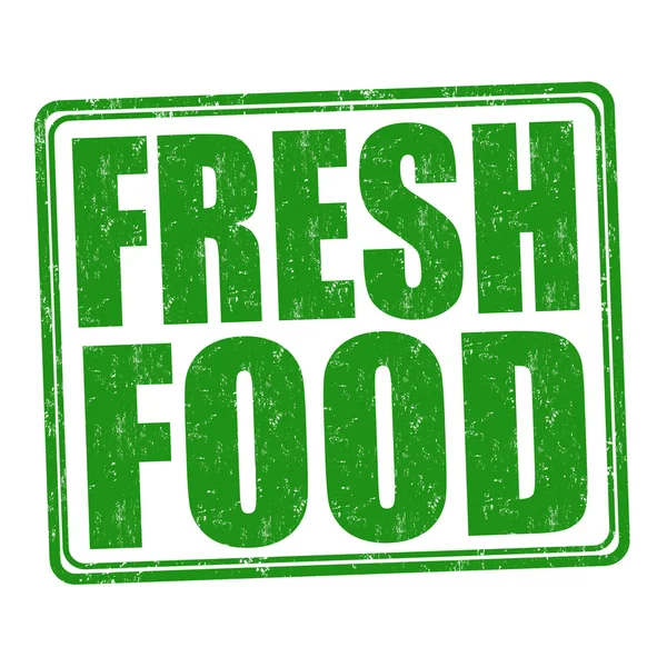 Fresh food sign or stamp Stock Vector by ©roxanabalint 125146344