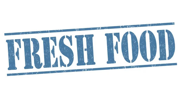 Fresh food sign or stamp Stock Vector by ©roxanabalint 125146344