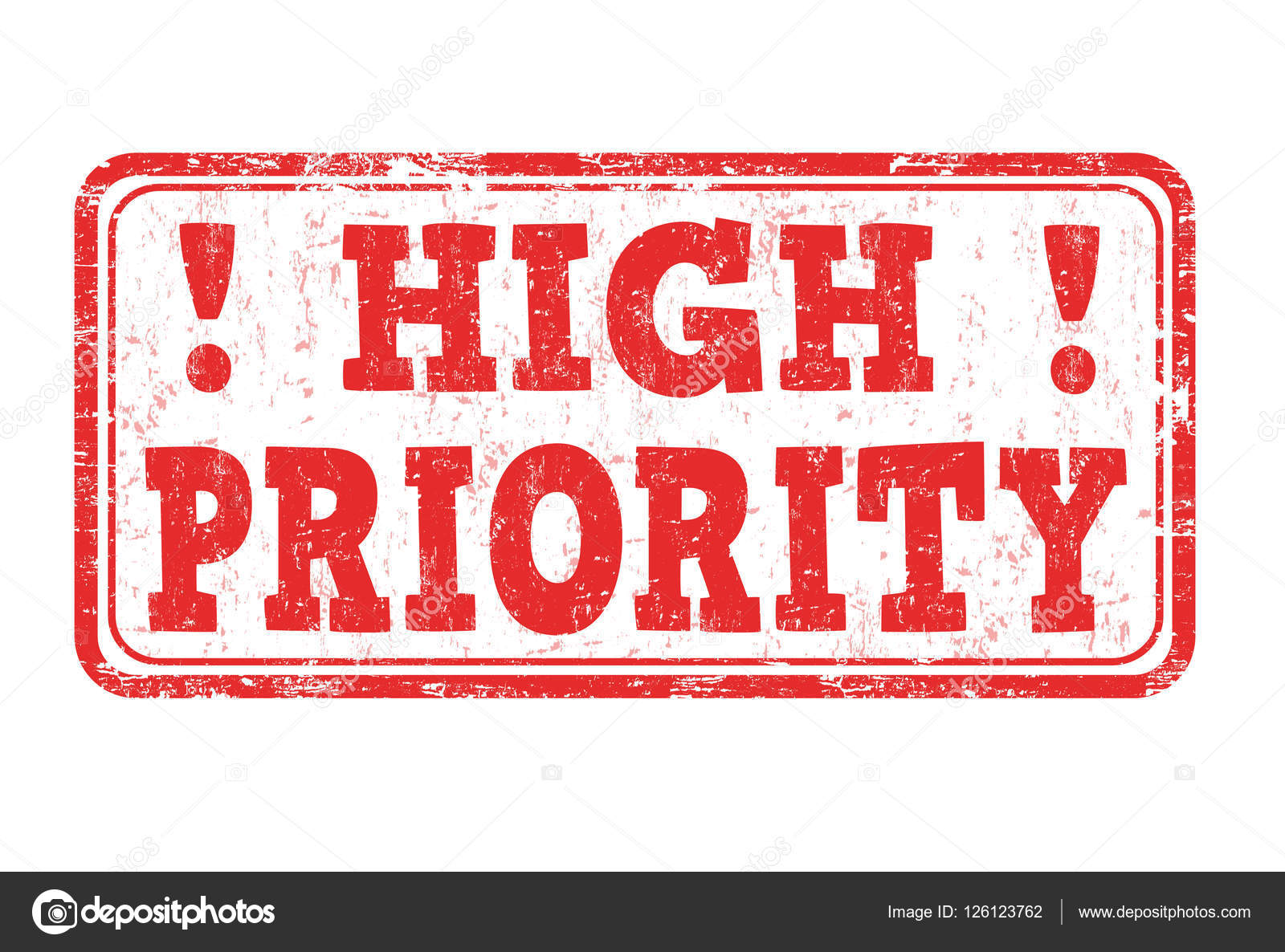 High Priority Stamp