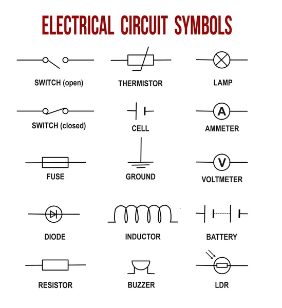 Symbole Für Elektrische Schalter