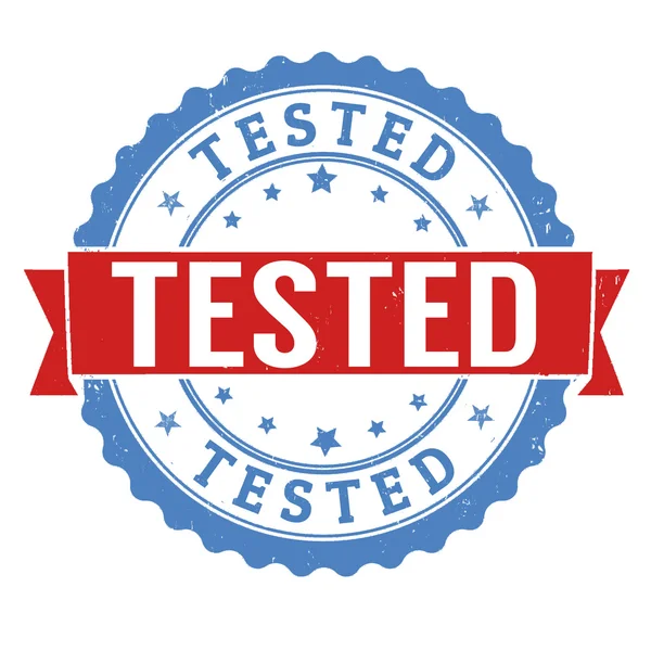 Tested sign or stamp Stock Vector Image by ©roxanabalint #128144704