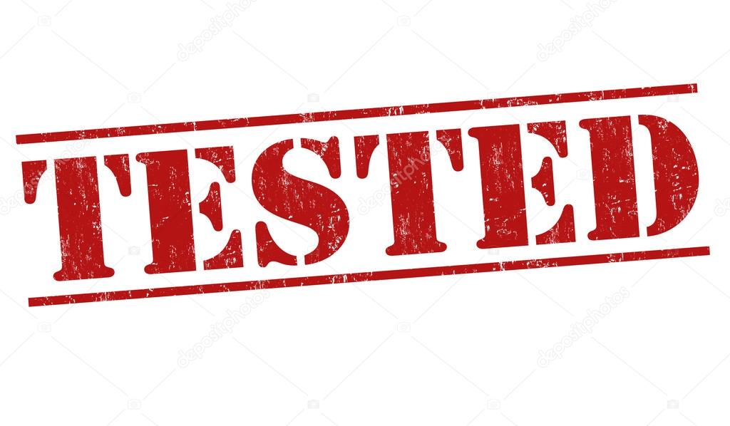 Tested sign or stamp Stock Vector Image by ©roxanabalint #128095196