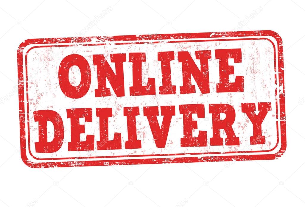 Online delivery sign or stamp Stock Vector Image by ©roxanabalint ...