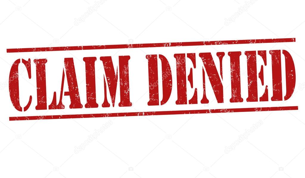 Claim denied sign or stamp Stock Vector Image by ©roxanabalint #129143794