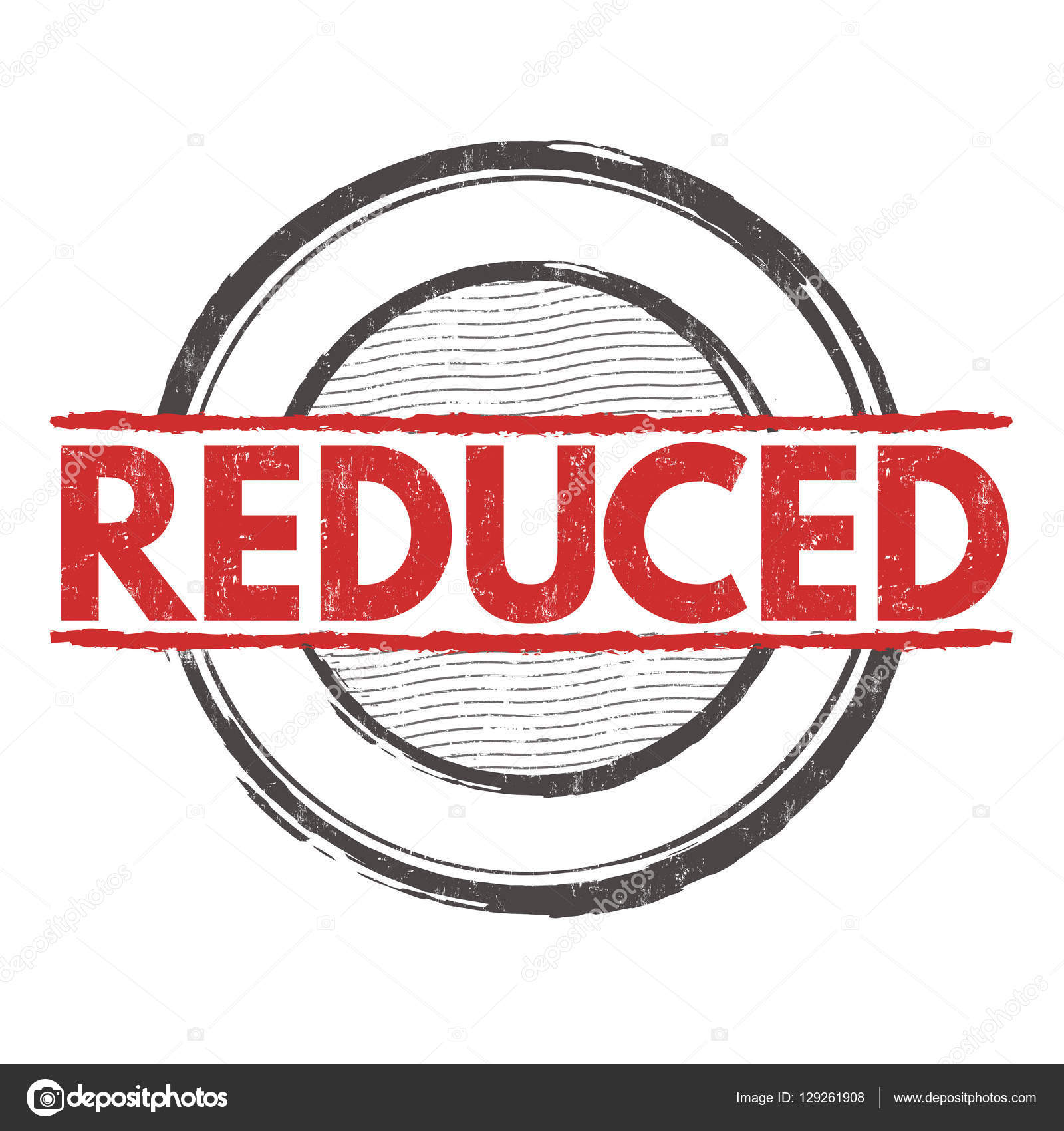 Reduced sign or stamp Stock Vector Image by ©roxanabalint #129261908