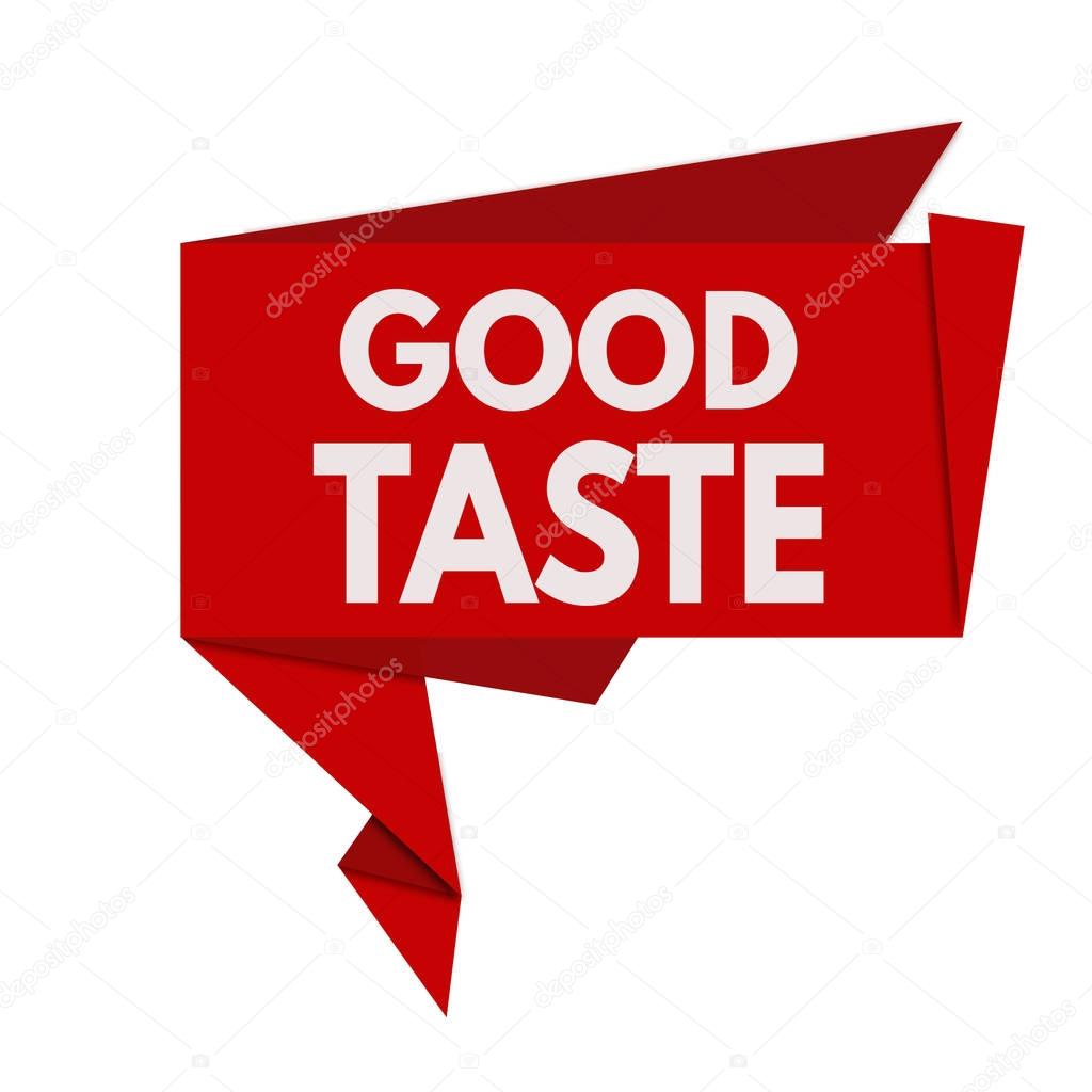 Good taste origami speech bubble Stock Vector Image by ©roxanabalint ...