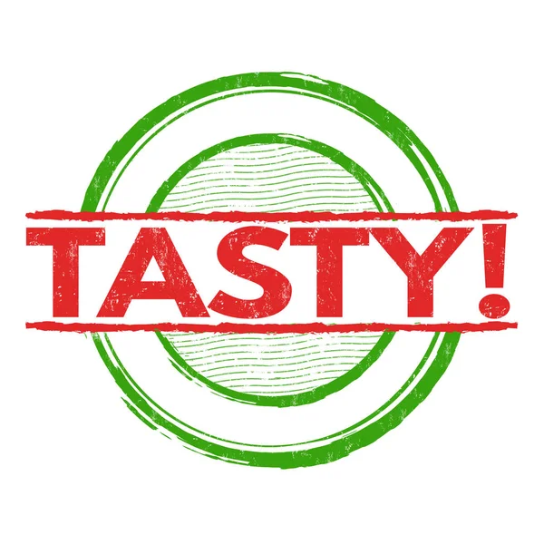 Tasty sign or stamp Stock Vector Image by ©roxanabalint #129511844