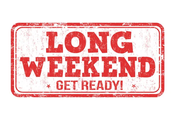 Long weekend sign or stamp Stock Vector by ©roxanabalint 129730678