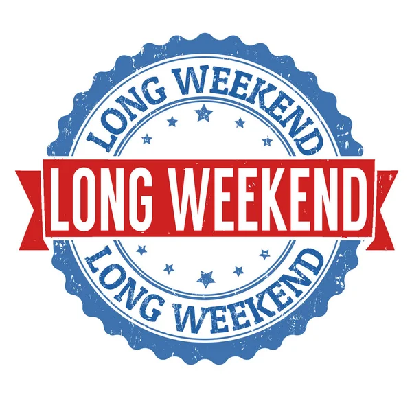 Long weekend sign or stamp Stock Vector by ©roxanabalint 129730678